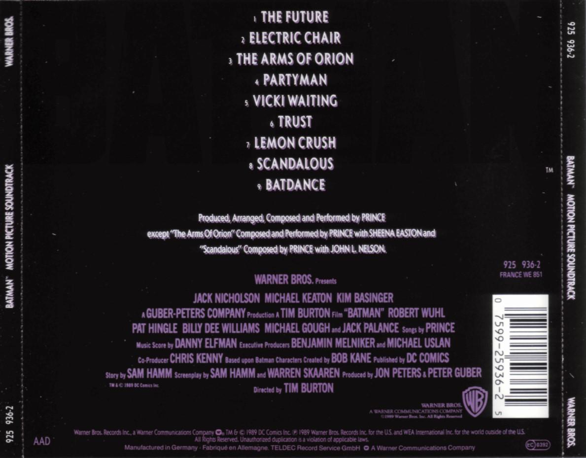 Batman : Back | CD Covers | Cover Century | Over 1.000.000 Album Art ...